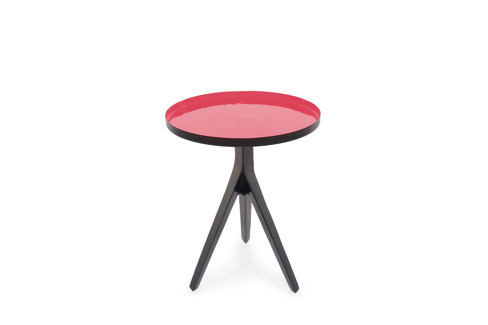 Libby circular enamel metal side table | Futon Company