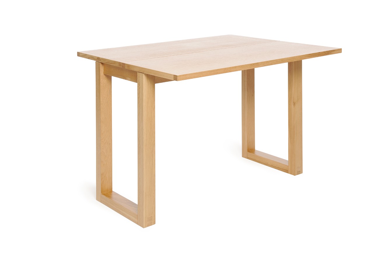 Oak Console Folding Dining Table Desk 100cm | Futon Company