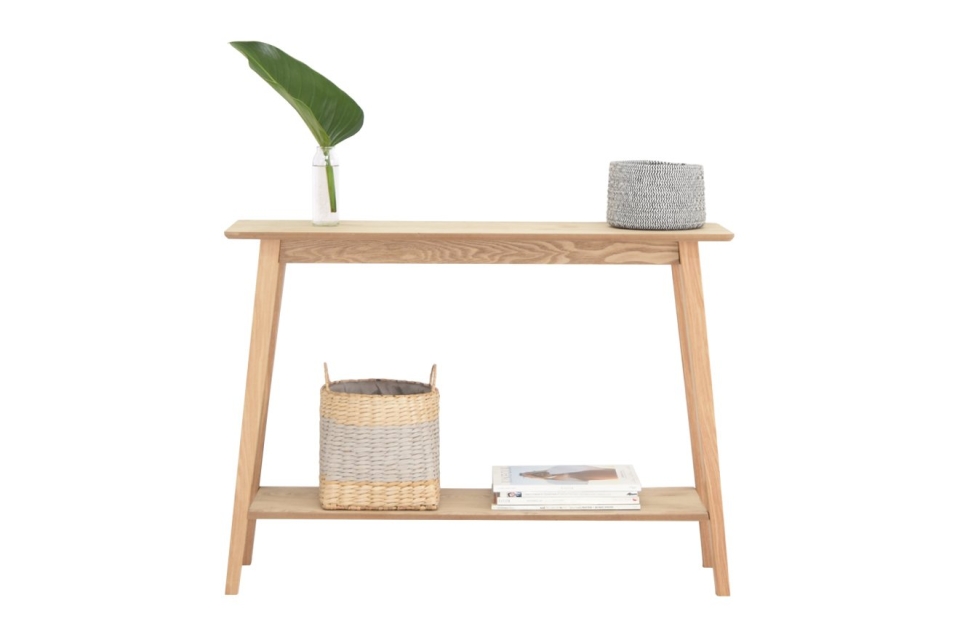 Console Side Table with Storage Shelf | Futon Company