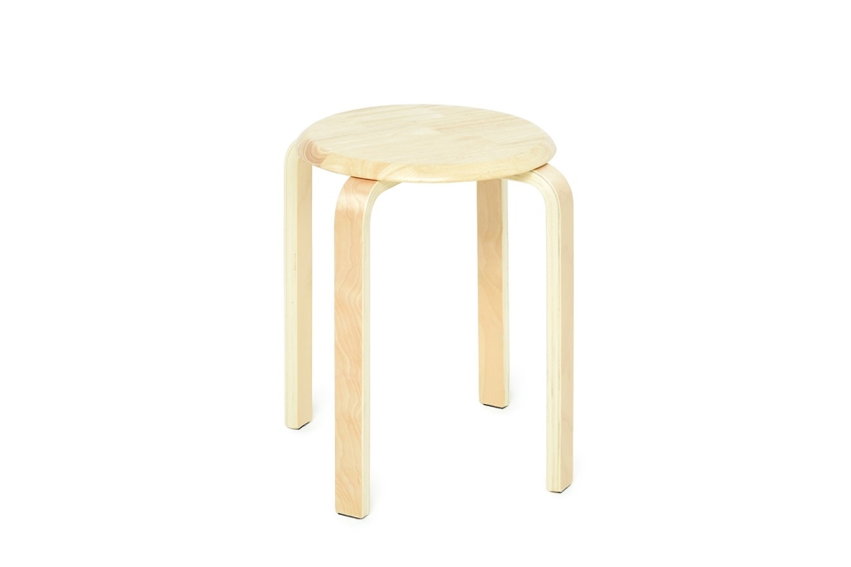 Stax Stacking Stool Birch & Rubberwoodl | Futon Company